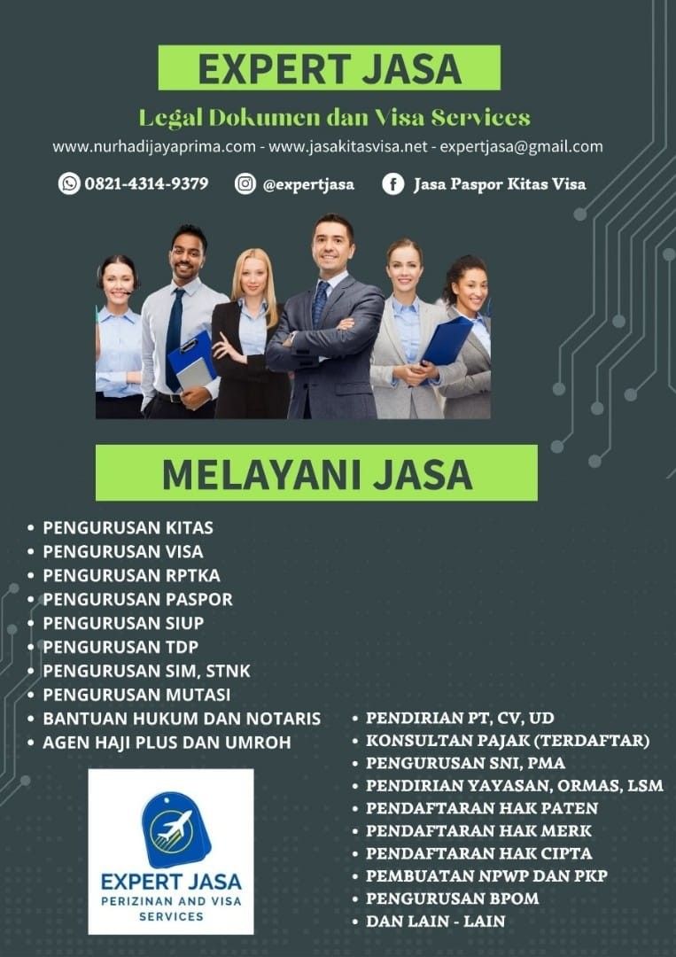 PIRT NIB HALAL Paspor Wisata Paspor Umroh Urus waris hibah Deforce Gono ...