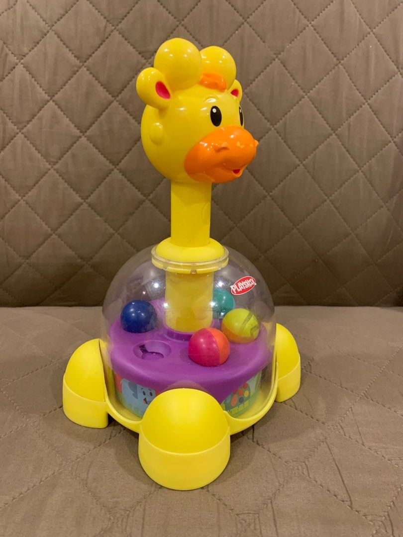 Playskool Tumble Top Giraffe Spinning Toy on Carousell
