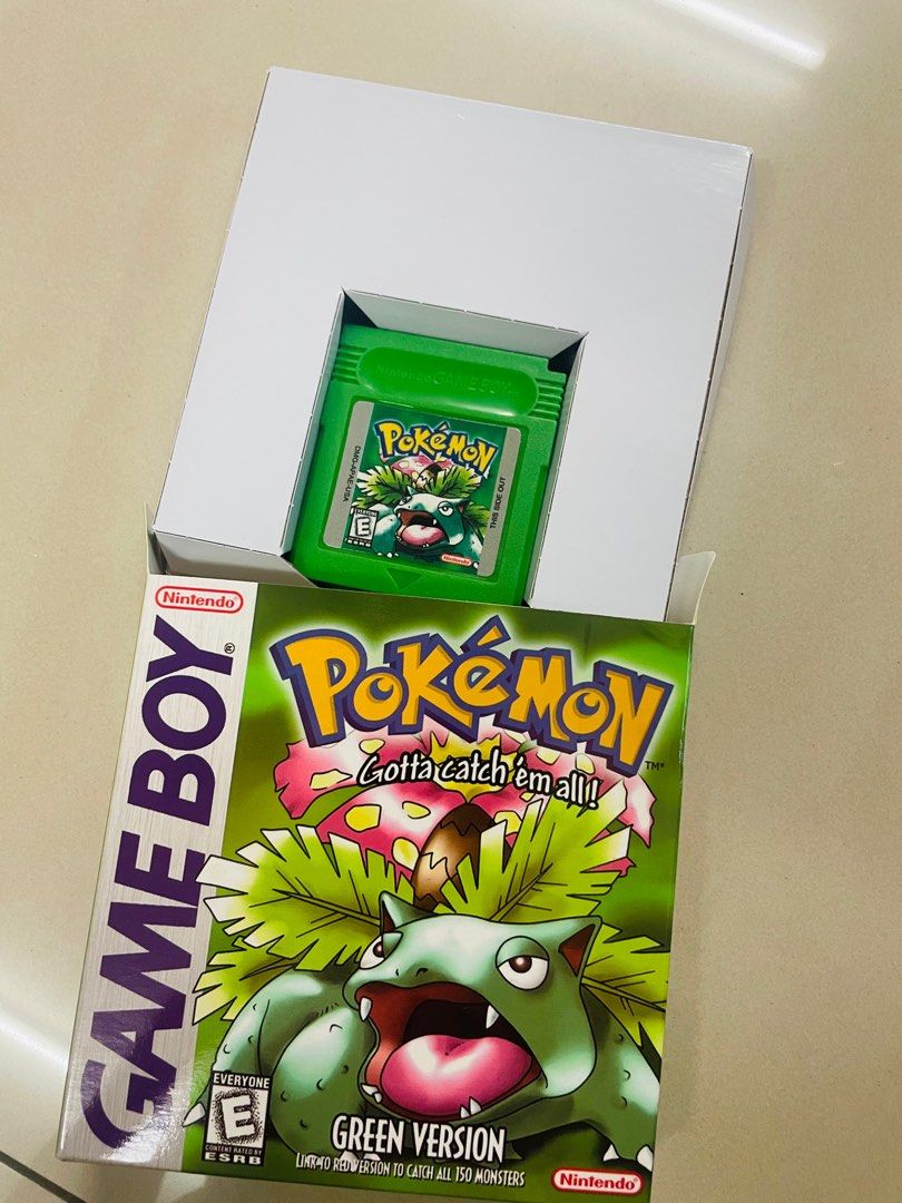 Gameboy Pokemon GBC Cartridge Box Repro, Hobbies & Toys, Toys & Games ...