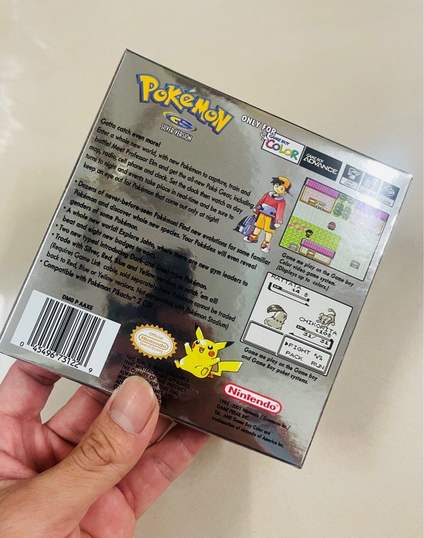 Gameboy Pokemon GBC Cartridge Box Repro, Hobbies & Toys, Toys & Games ...