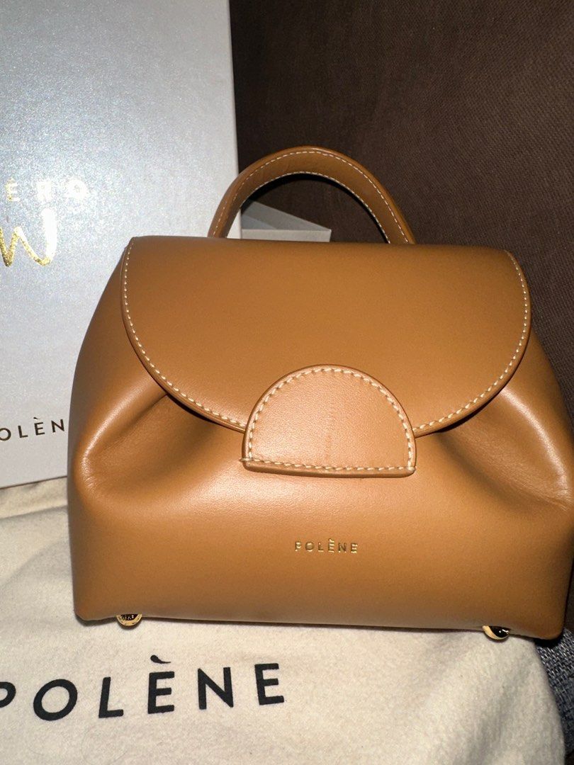 Authentic Polene Nano - Camel Smooth Leather on Carousell