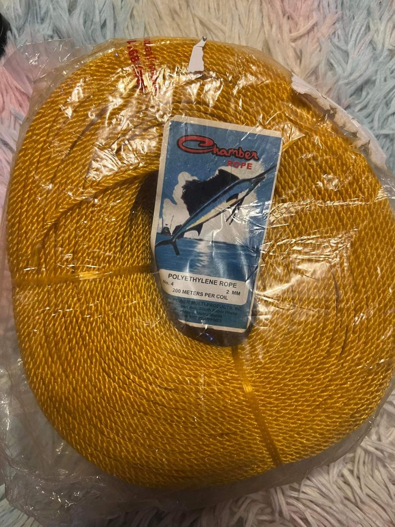 Polyethylene rope No. 4 - 200 meters 2mm 250 pesos, Hobbies & Toys ...