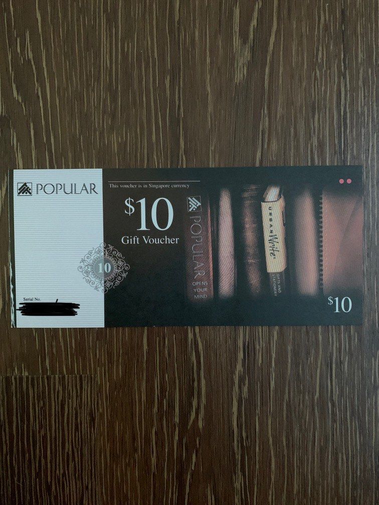 Popular voucher $10, Tickets & Vouchers, Vouchers on Carousell