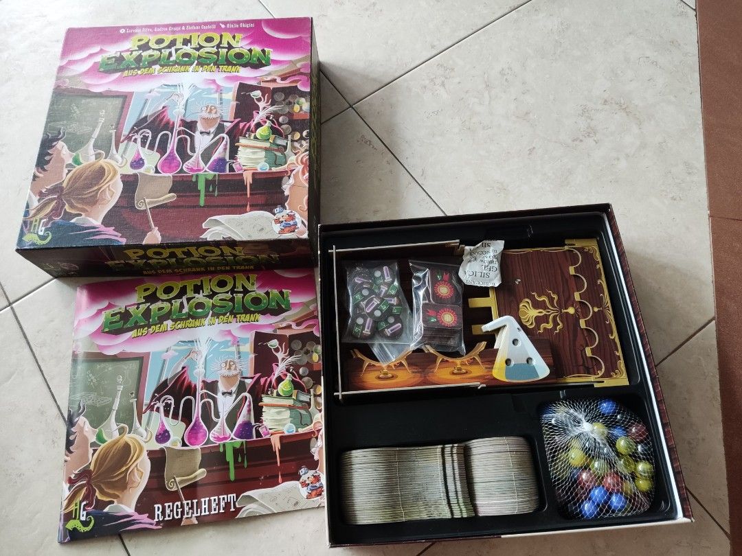 Potion Explosion Board Game, Hobbies & Toys, Toys & Games on Carousell