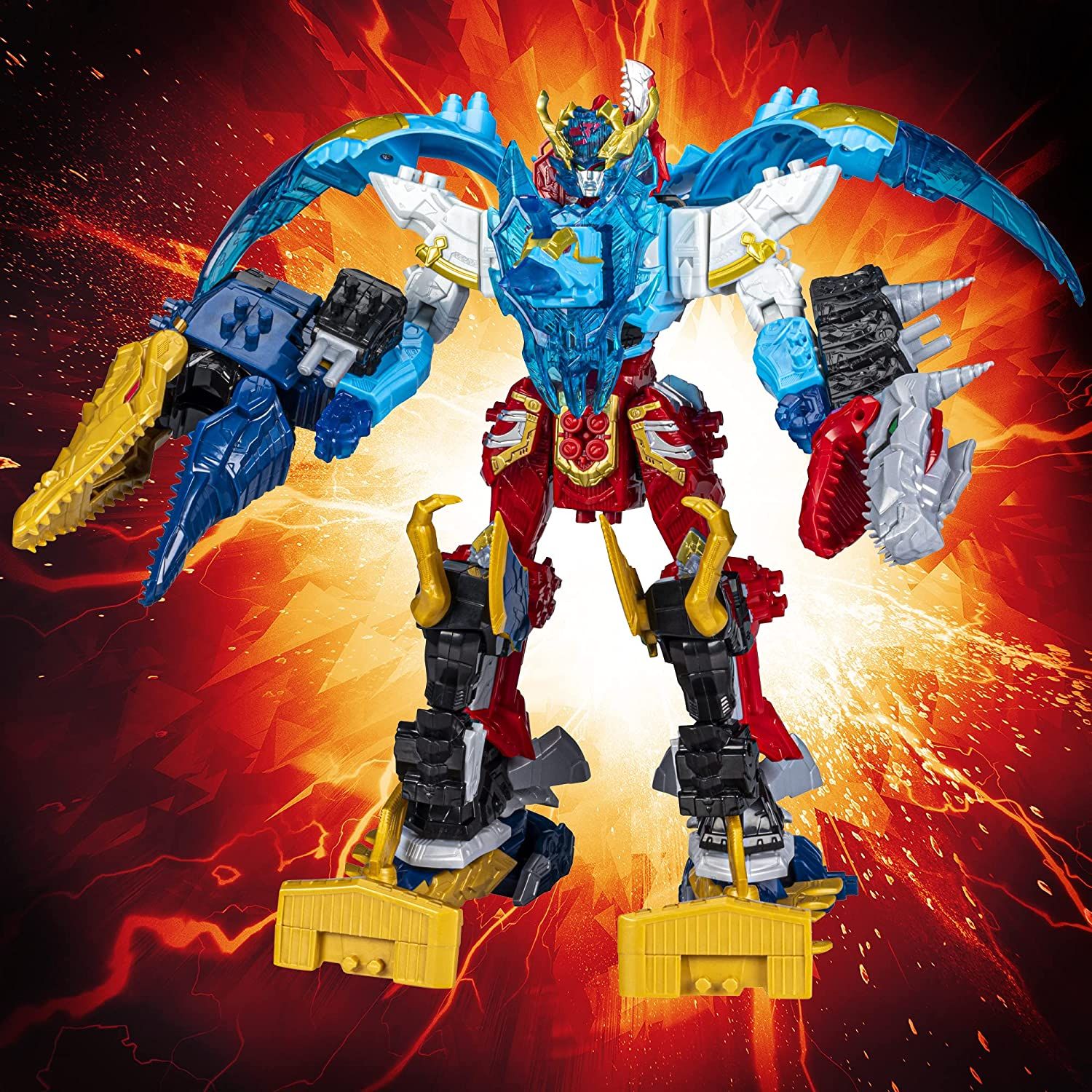 RARE! Power Rangers Dino Fury Primal Mega Pack for Kids Ages 4 and Up ...