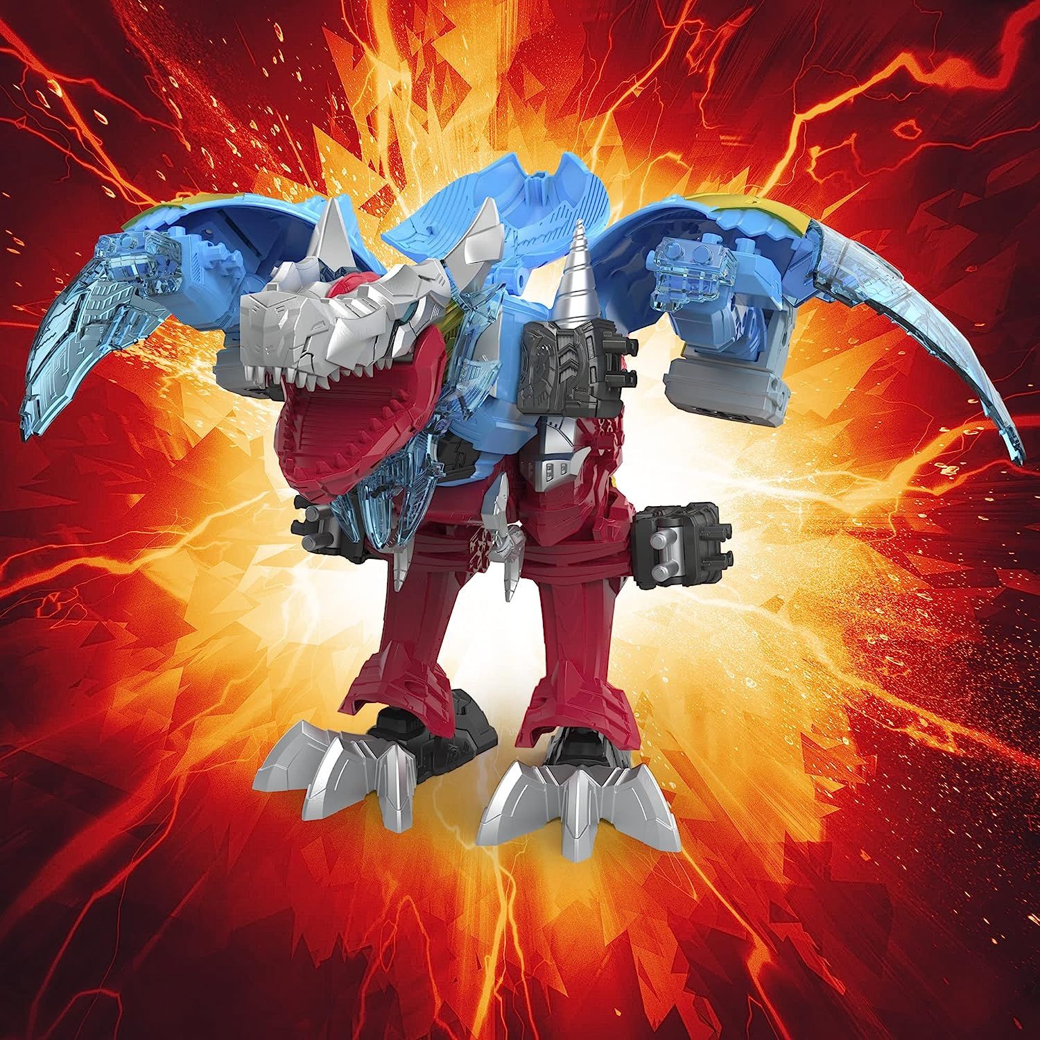 RARE! Power Rangers Dino Fury Primal Mega Pack for Kids Ages 4 and Up ...