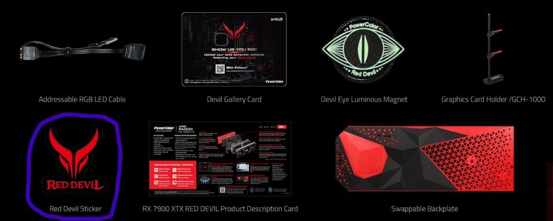 PowerColor Radeon Red Devil Radeon RX 7900 XTX 24G OC Limited Edition ...