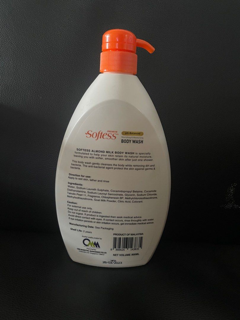 Premium Softess Body Wash (Almond Milk), Beauty & Personal Care, Bath ...