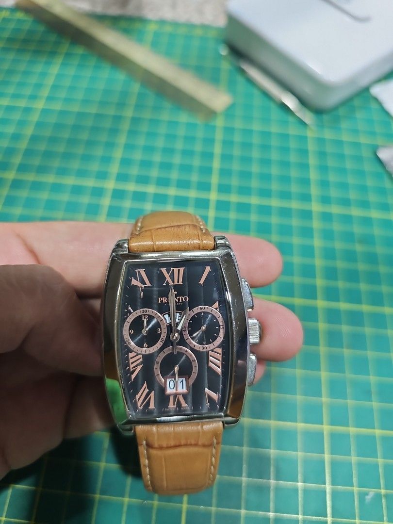 PRONTO CHRONOGRAPH WATCH WITH ROSE GOLD PLATED, Women's Fashion ...