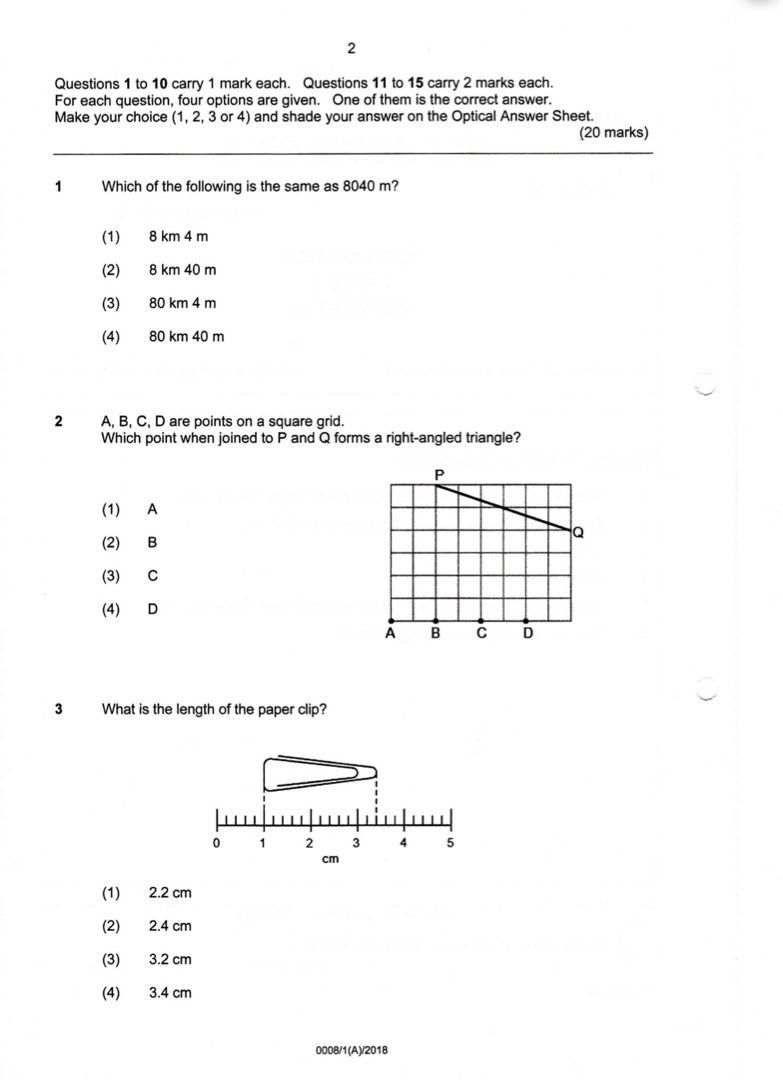 PSLE Actual past year paper 2012-2022 Eng,Math, Chinese, Science ...