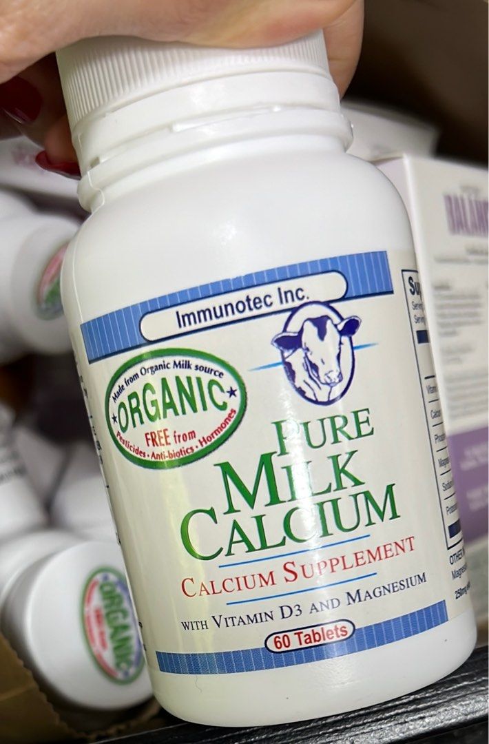 Pure milk calcuim, Health & Nutrition, Health Supplements, Health Food ...