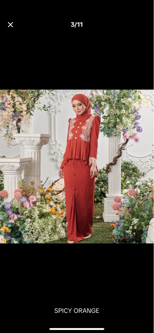 QAAMNIE HELENA KURUNG, Women's Fashion, Muslimah Fashion, Baju Kurung ...