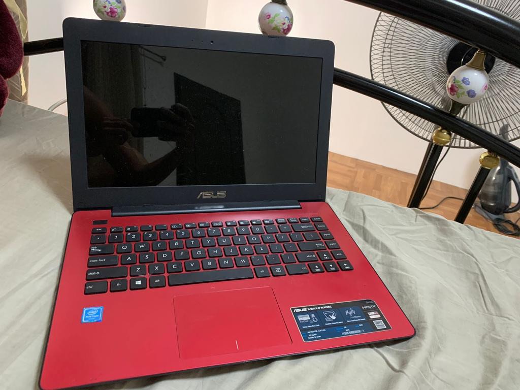 Red ASUS Laptop X453S on Carousell
