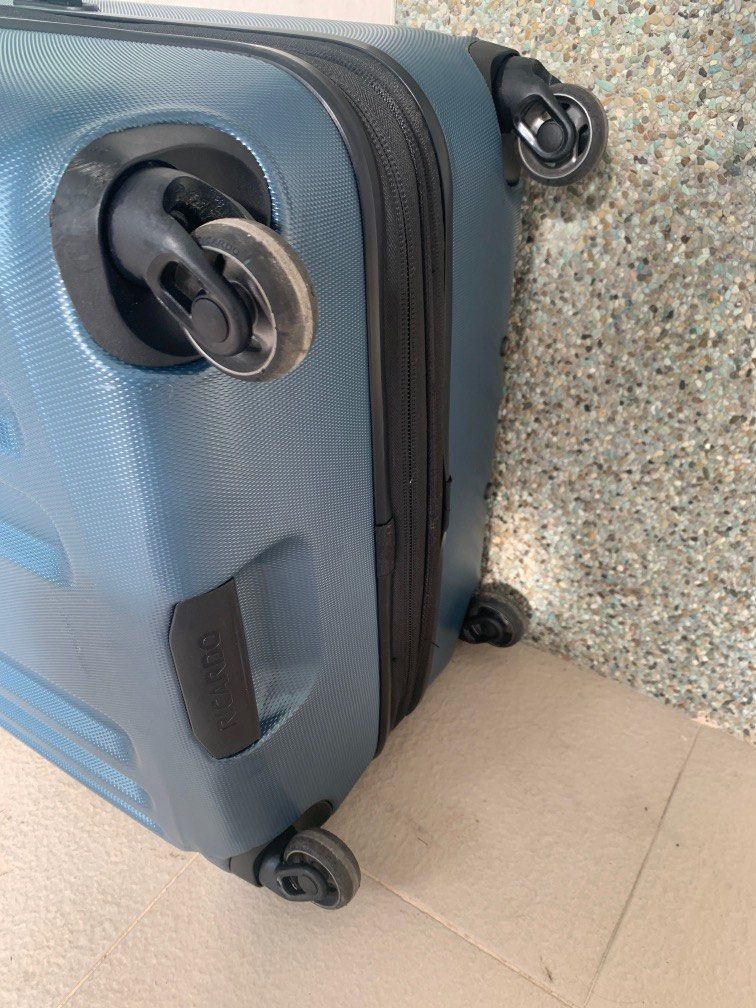 RICARDO Beverly Hills Navy Blue TSA 007 Large 28” 4 Wheel Luggage ...