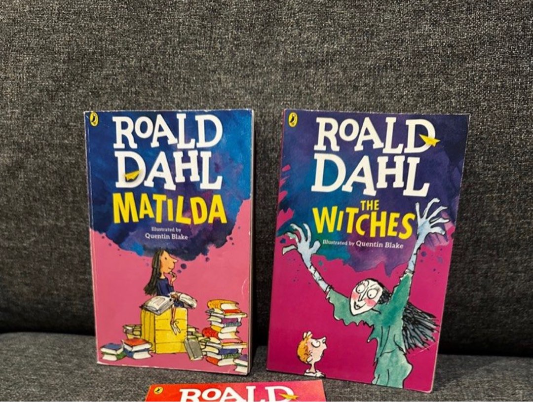 Roald Dahl Matilda , The Witches, 興趣及遊戲, 書本 & 文具, 小說 & 故事書 - Carousell