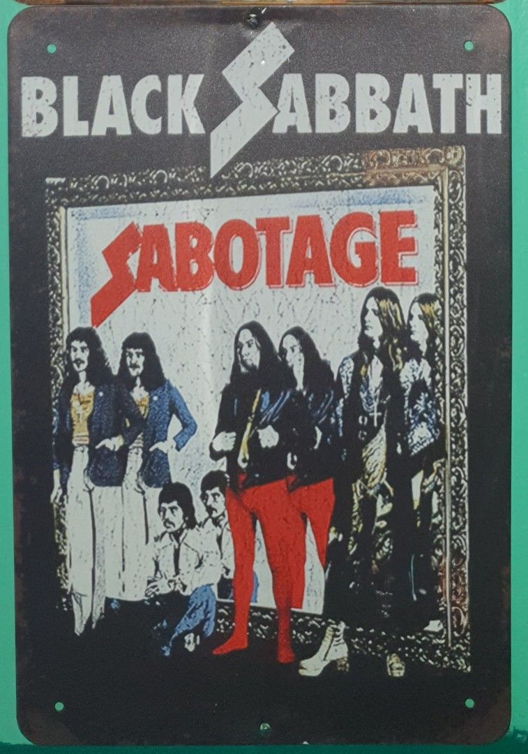 Rock band metal plate, Hobbies & Toys, Memorabilia & Collectibles ...