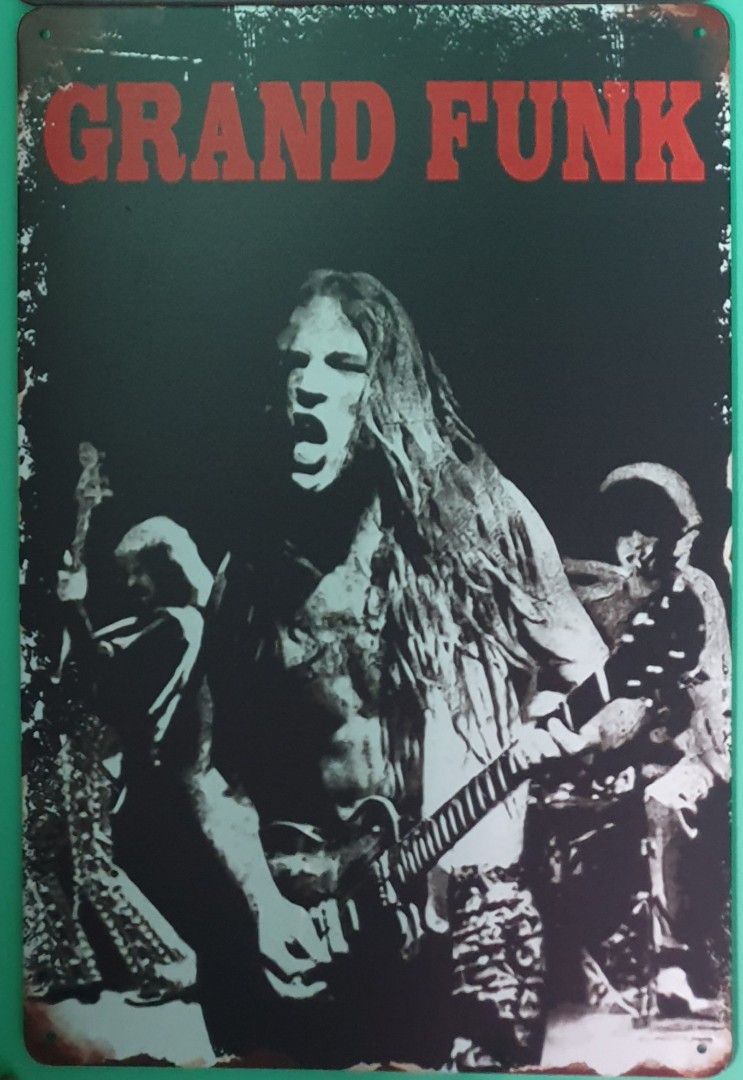 Rock band metal plate, Hobbies & Toys, Memorabilia & Collectibles ...