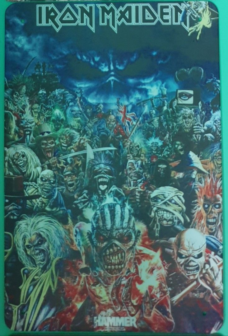 Rock band metal plate, Hobbies & Toys, Memorabilia & Collectibles ...