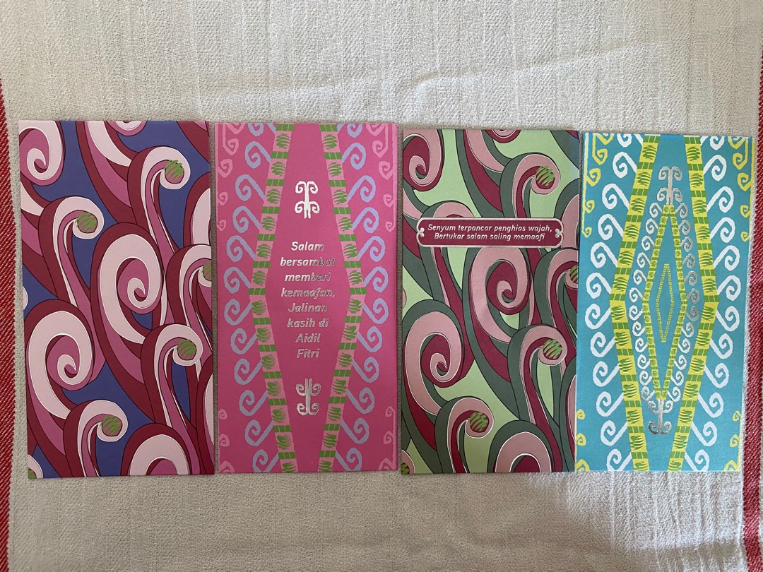 Sampul Duit Raya - Maxis (4 pieces), Hobbies & Toys, Stationery & Craft ...