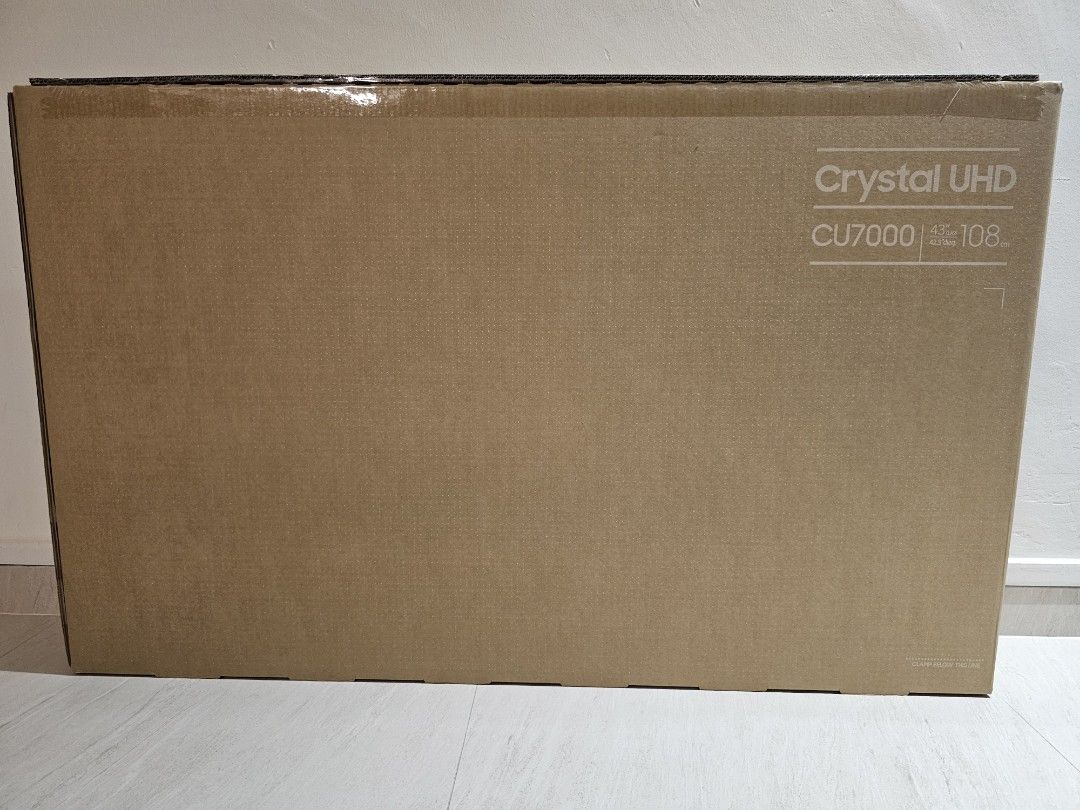 Samsung CU7000 43-inch Crystal UHD 4K Smart TV, TV & Home Appliances ...