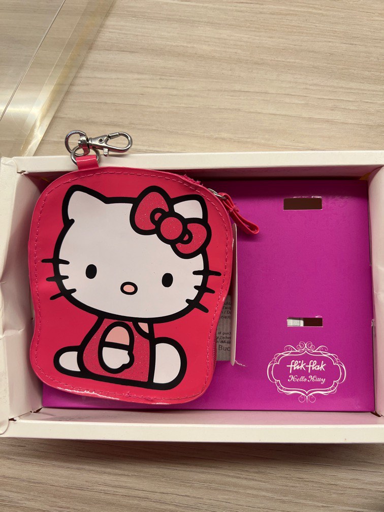 Sanrio X Flik flak Hello Kitty Pouch, Women's Fashion, Bags & Wallets ...