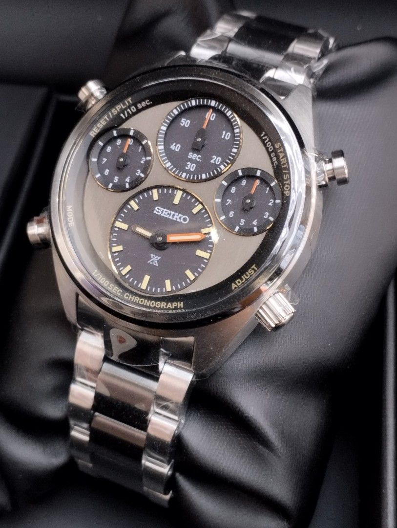 NEW SEIKO Solar Chronograph Speedtimer SBER005 1/100 Second Limited 4000pcs 精工光動能1/100秒計時手錶 全球限量 ...