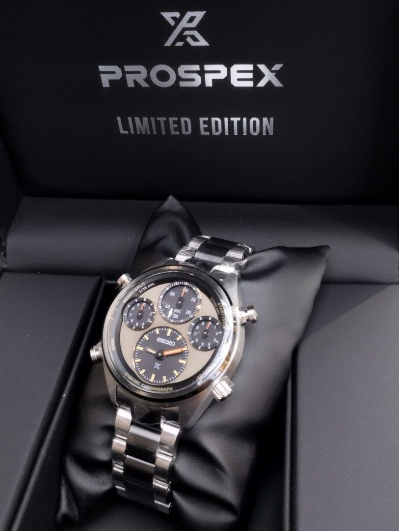 NEW SEIKO Solar Chronograph Speedtimer SBER005 1/100 Second Limited 4000pcs 精工光動能1/100秒計時手錶 全球限量 ...
