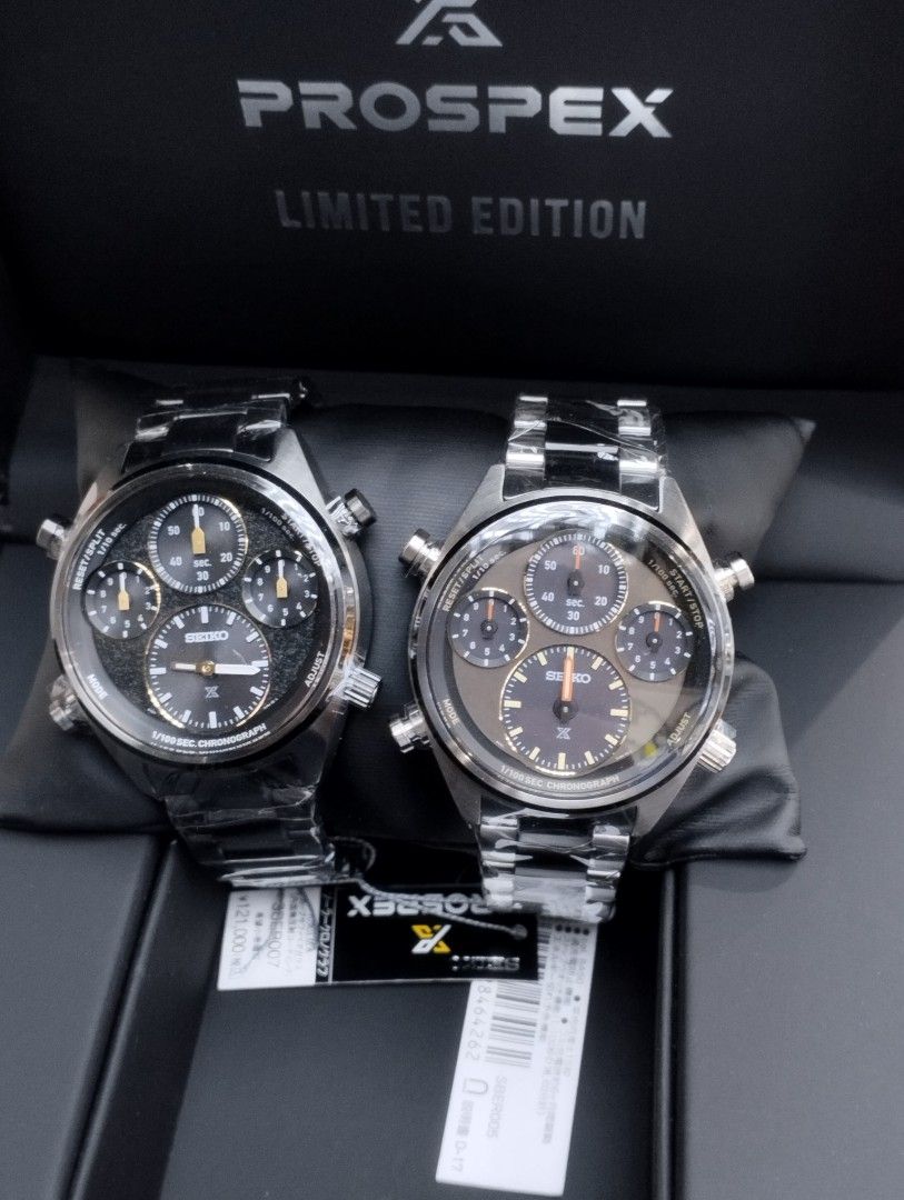 NEW SEIKO Solar Chronograph Speedtimer SBER005 1/100 Second Limited 4000pcs 精工光動能1/100秒計時手錶 全球限量 ...