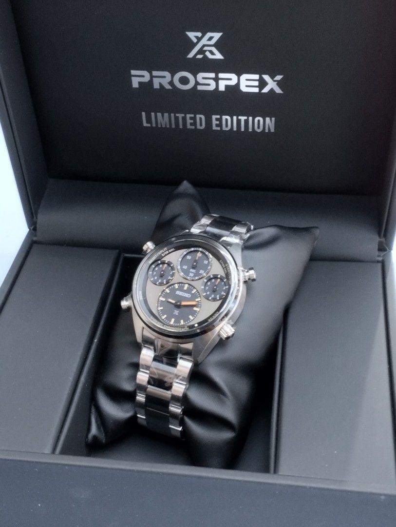 NEW SEIKO Solar Chronograph Speedtimer SBER005 1/100 Second Limited 4000pcs 精工光動能1/100秒計時手錶 全球限量 ...