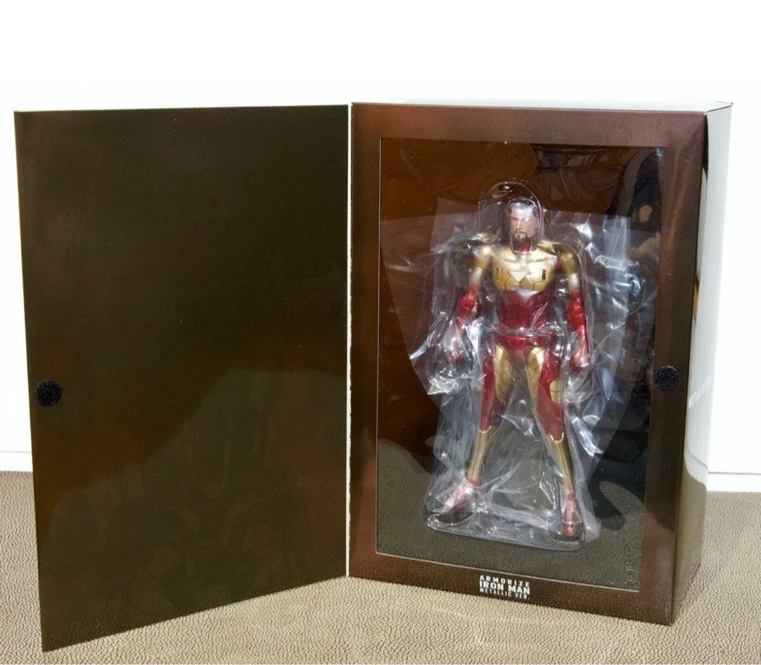 Sentinel Marvel Armorize Iron Man Figure Metallic Version, Hobbies ...