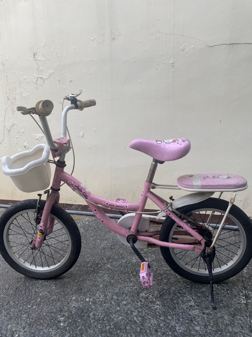 Sepeda anak POLYGON HELLO KITTY 16”, Olah Raga, Sepeda di Carousell