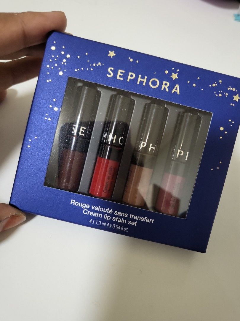 Sephora Cream Lip Stain Set, Beauty & Personal Care, Face, Makeup on ...