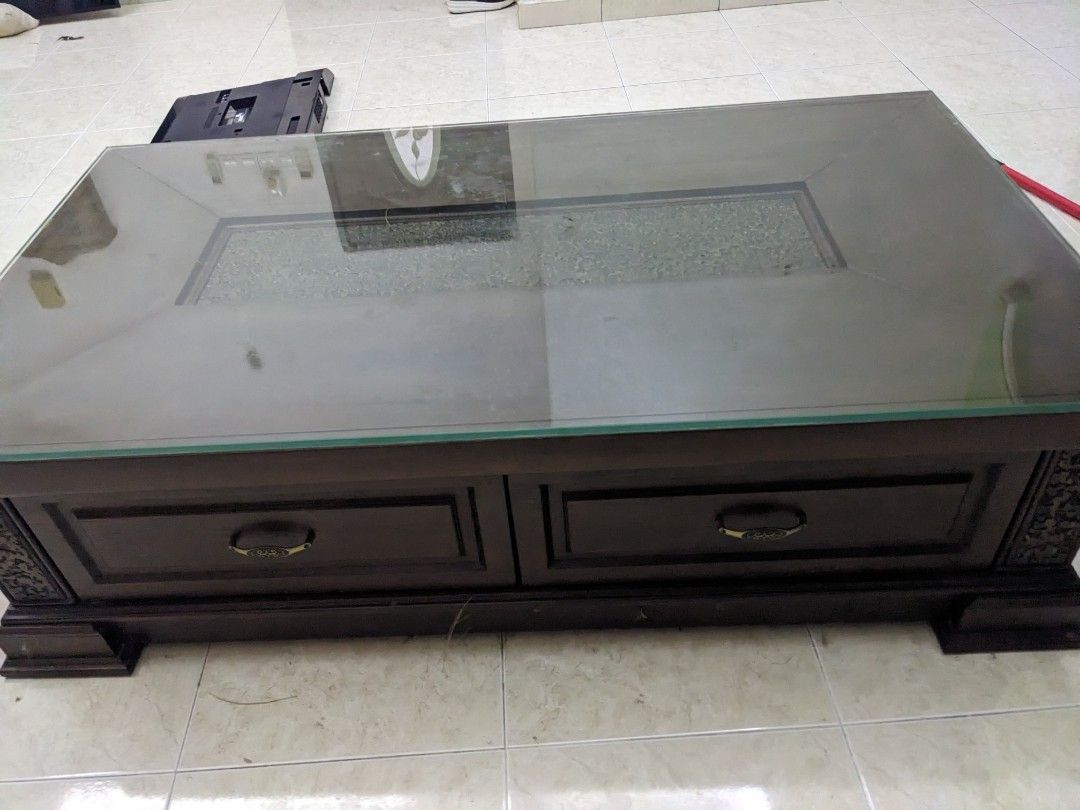 Set Meja, Almari, Drawer Kayu Jati dan Cengal (Urgent perlukan duit ...