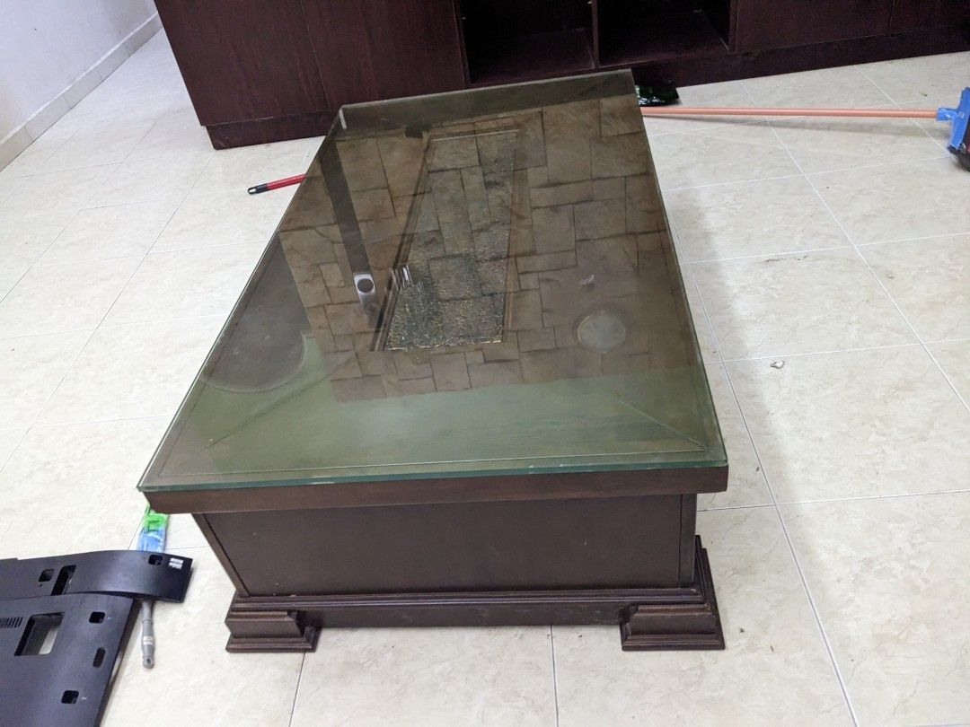 Set Meja, Almari, Drawer Kayu Jati dan Cengal (Urgent perlukan duit ...