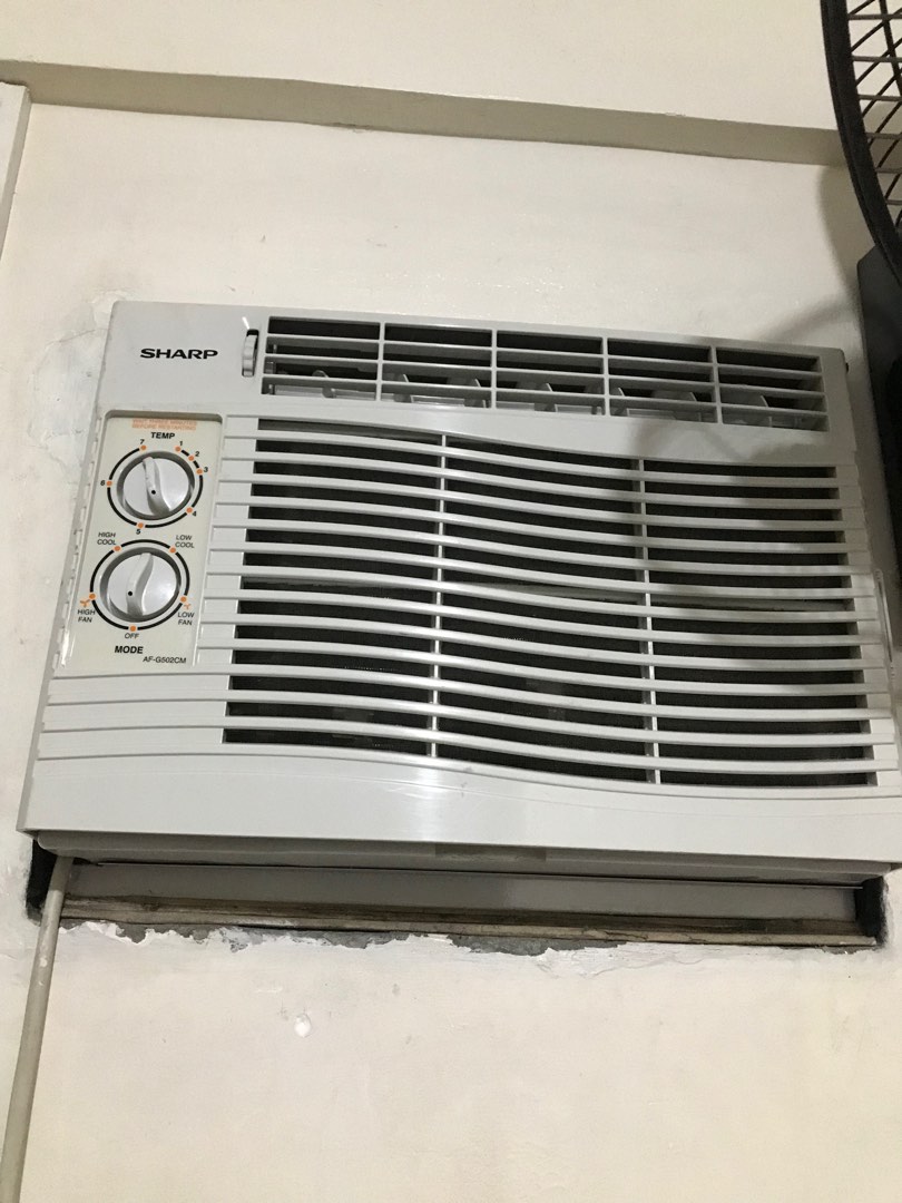 Sharp Window Type .5hp, TV & Home Appliances, Air Conditioning and ...