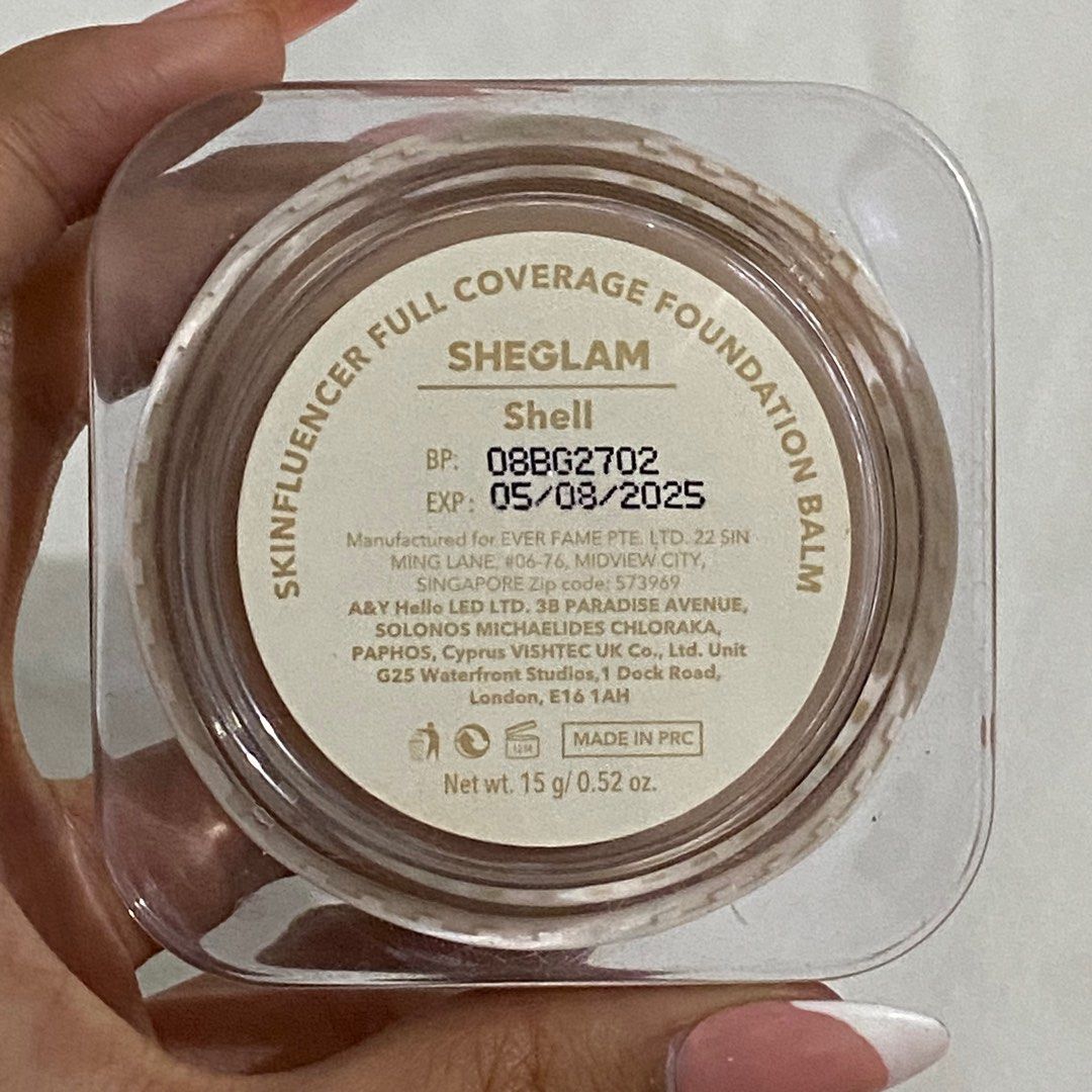 SheGlam SHELL Skinfluencer Full Coverage Foundation, Beauty & Personal ...