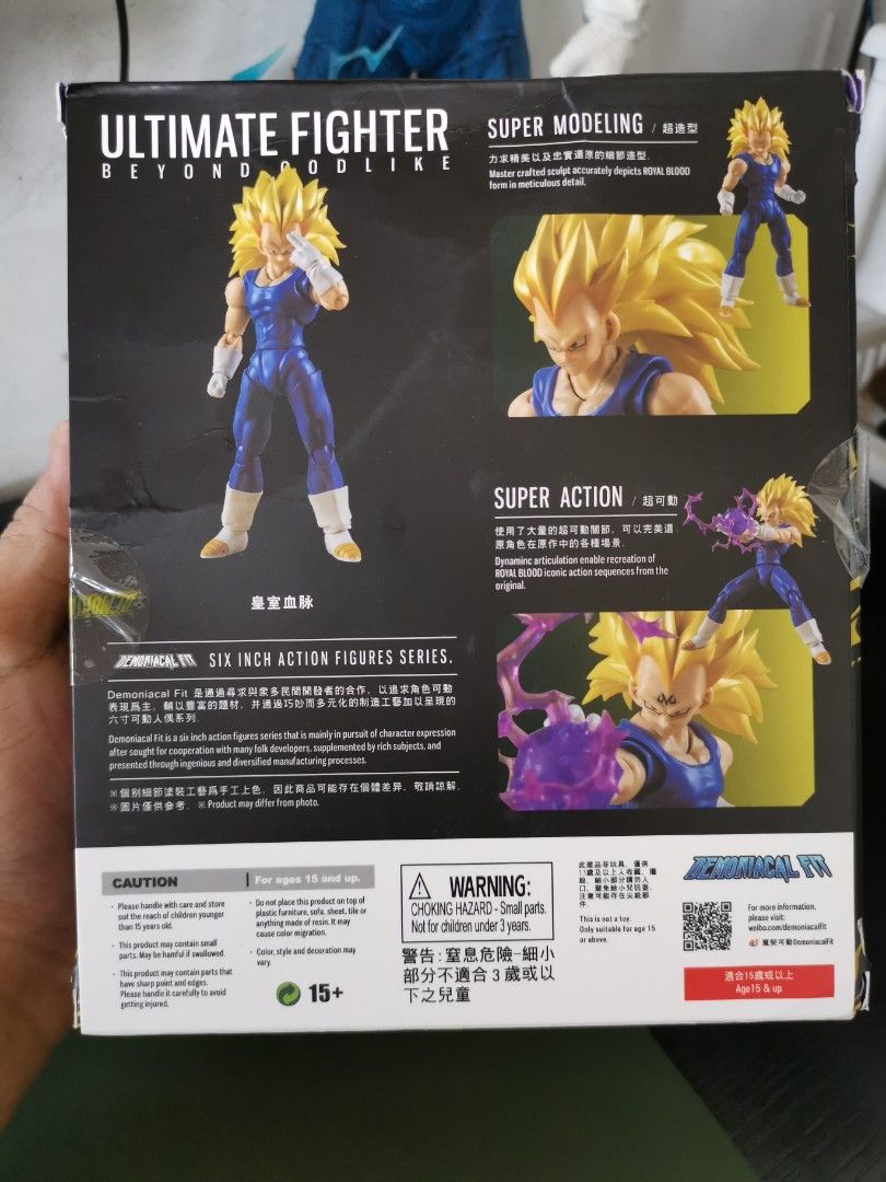 SHF King Piccolo and DFit SSJ3 Vegeta, Hobbies & Toys, Toys & Games on ...