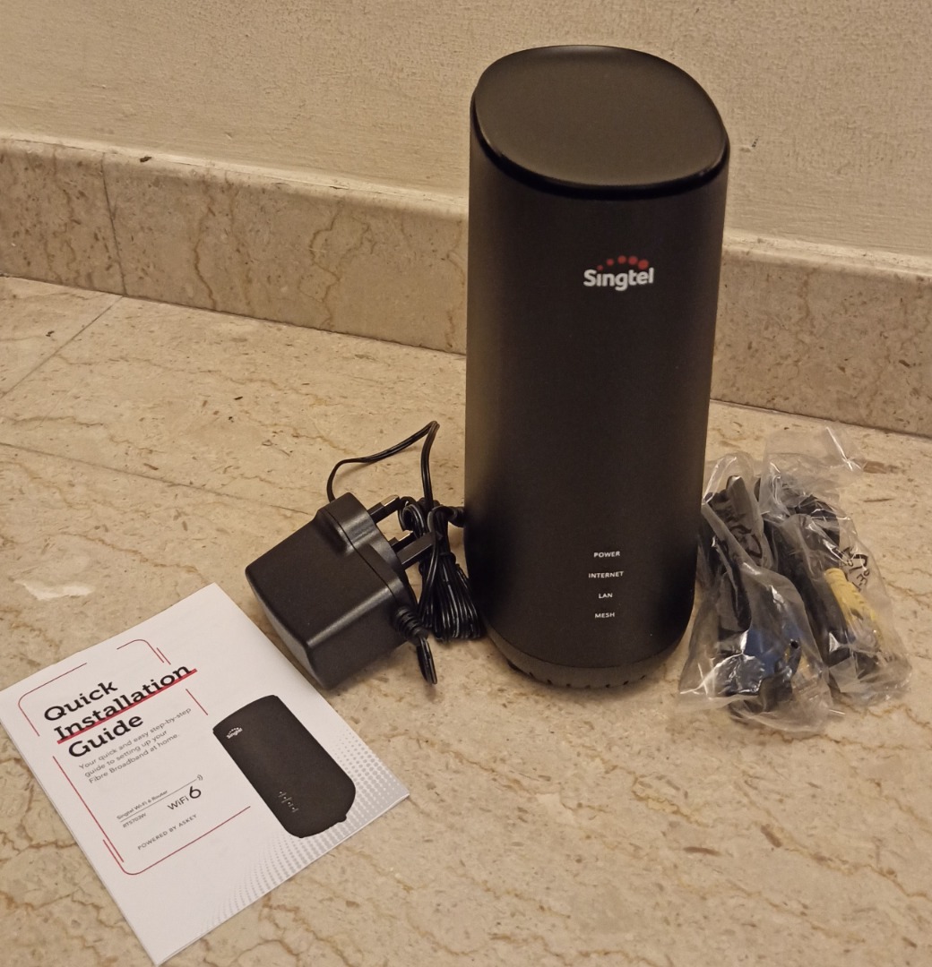 Singtel Wifi 6 Router (Askey RT5703W), Computers & Tech, Parts ...