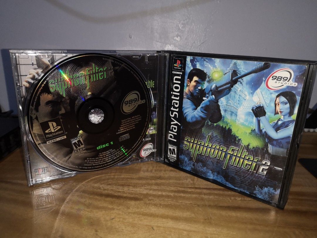Siphon Filter 2 _Ps1 game_used on Carousell