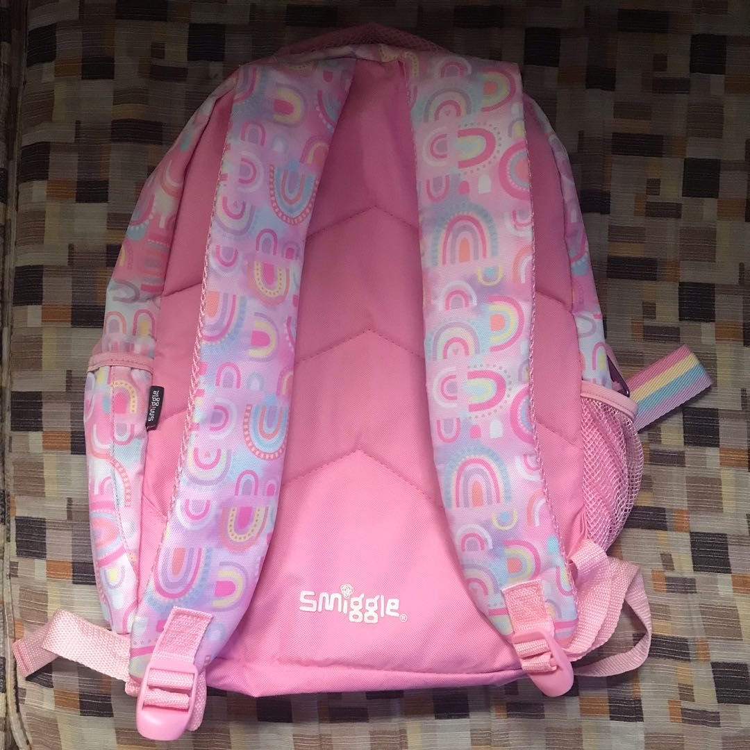 smiggle backpack rainbow bright side classic, Babies & Kids, Babies ...