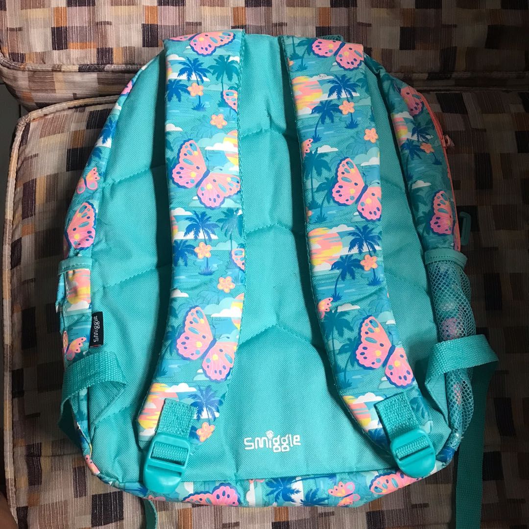 smiggle backpack butterfly classic, Babies & Kids, Babies & Kids ...