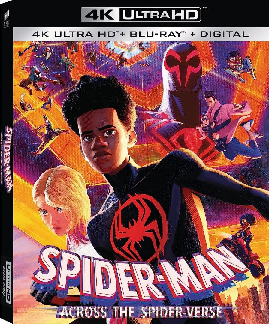 Spider-Man Across the Spider Verse 4K BluRay [4K UHD + BLURAY + DIGITAL ...
