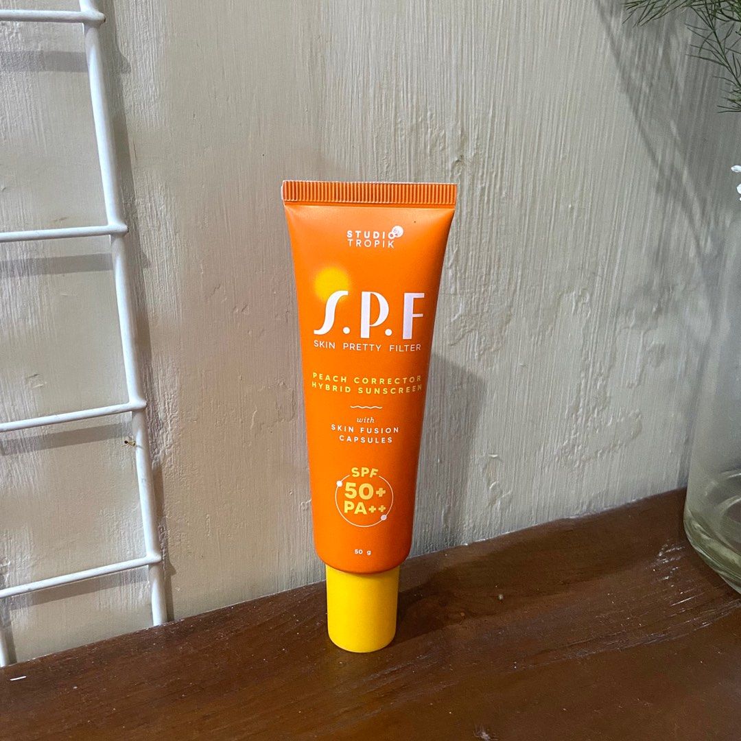Studio Tropik SPF (Skin Pretty Filter) - Peach SPF 50+ PA++ sunscreen ...