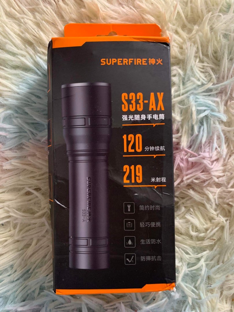 Superfire S3-AX flashlight 250 pesos, Announcements on Carousell