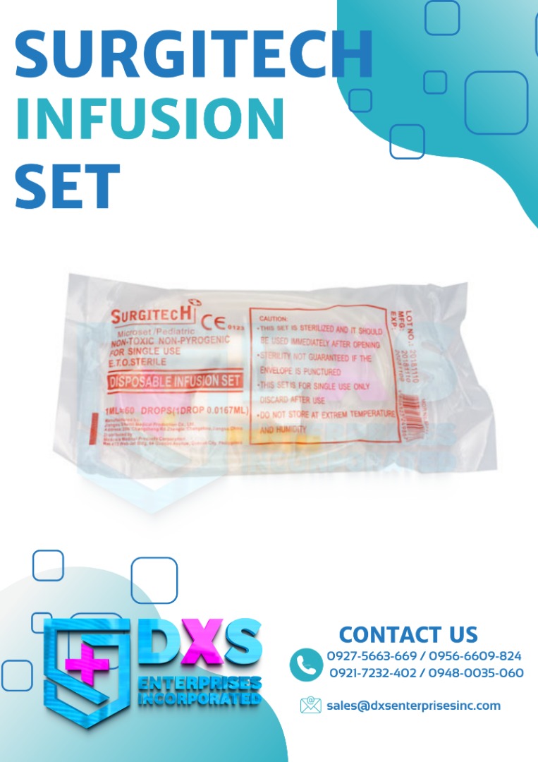 SURGITECH INFUSION SET, Health & Nutrition, Assistive & Rehabilatory Aids, Other Assistive Aids ...