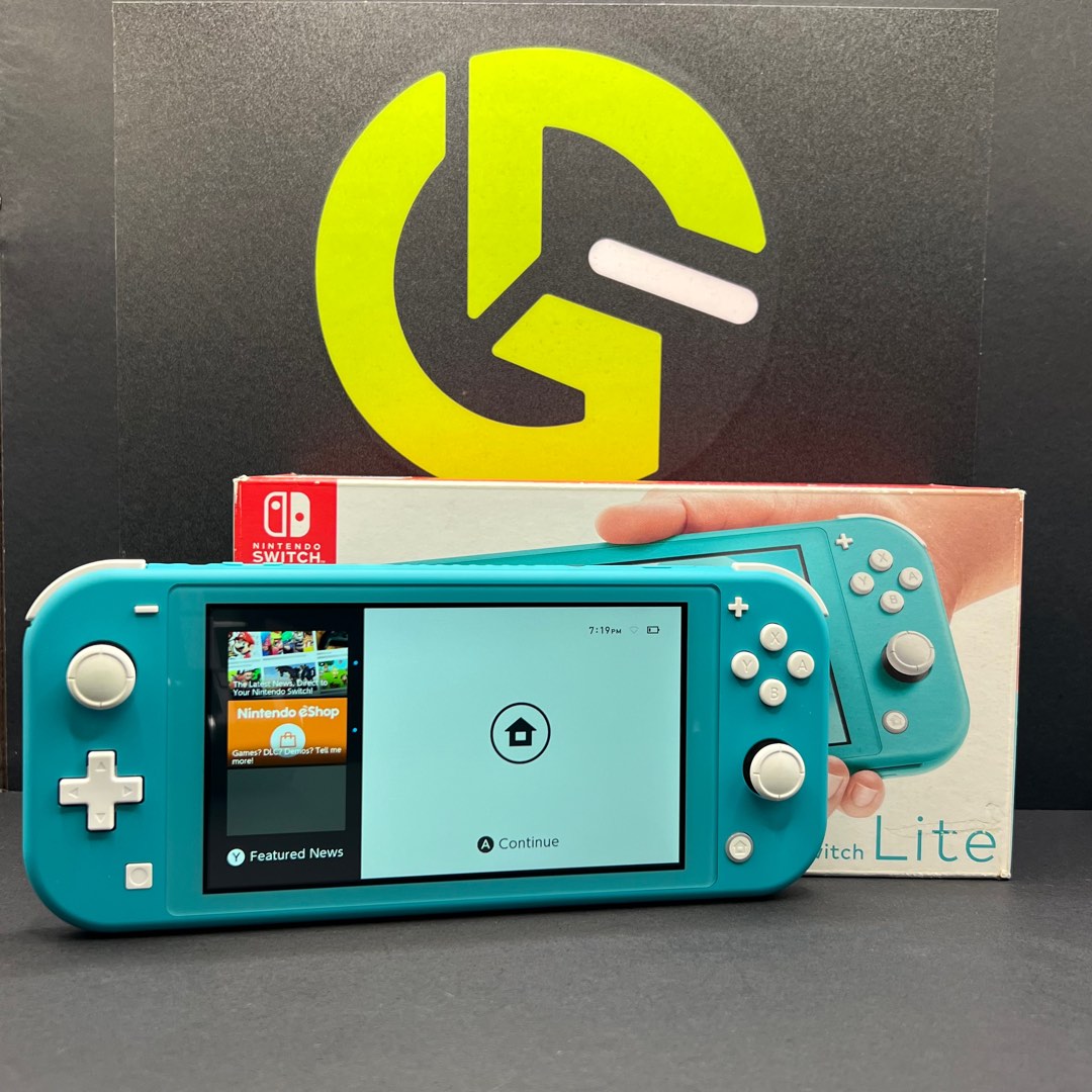 Switch Lite Green (Nintendo Switch Lite) Full Box Like New, Video ...