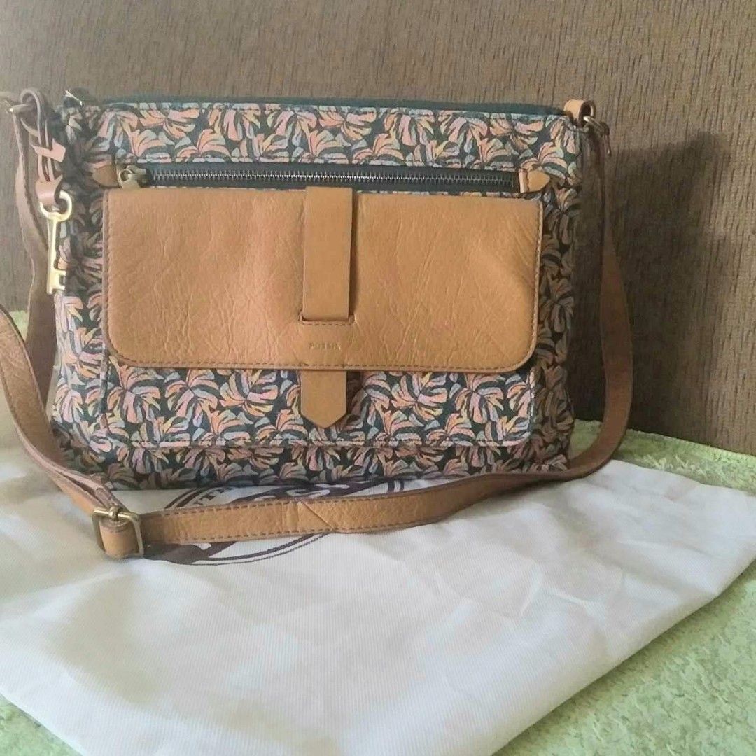 Tas Fossil Ocil Kinley Original Authentic Second Bekas Preloved Sling ...