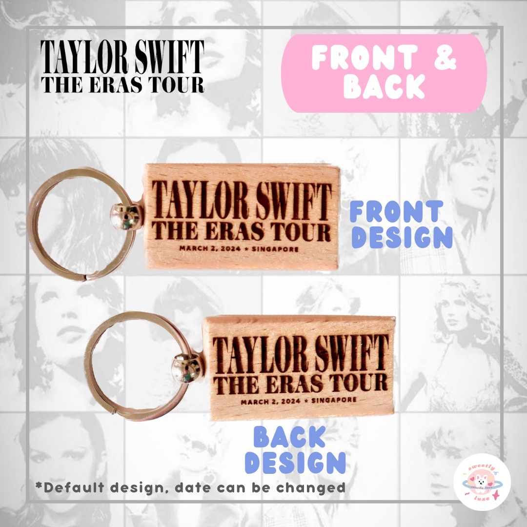 Taylor Swift Eras Tour Keychain (customized) | Fan Merch | Laser ...