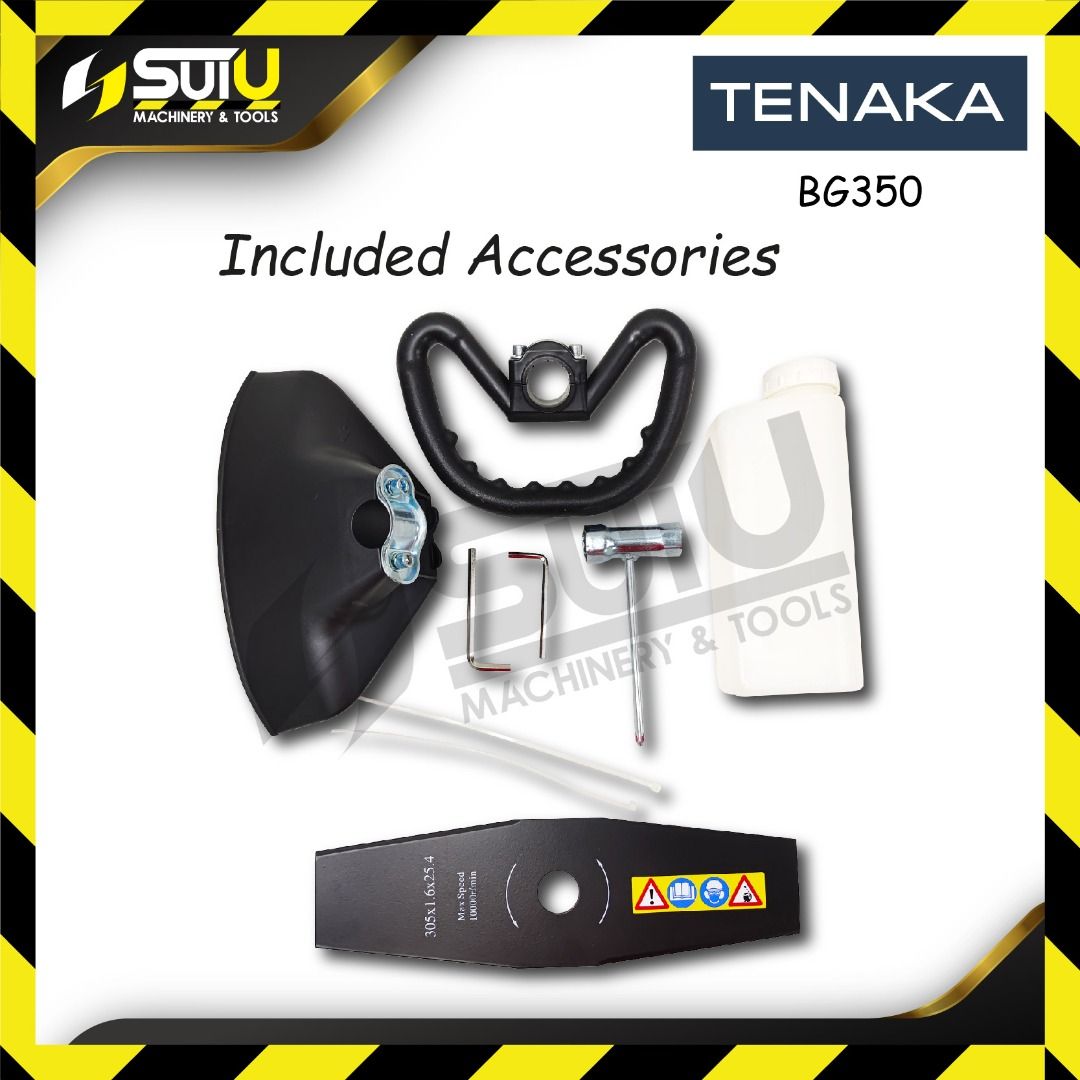 TENAKA BG350 37CC 4-Stroke Backpack Brush Cutter / Mesin Rumput 1kW ...