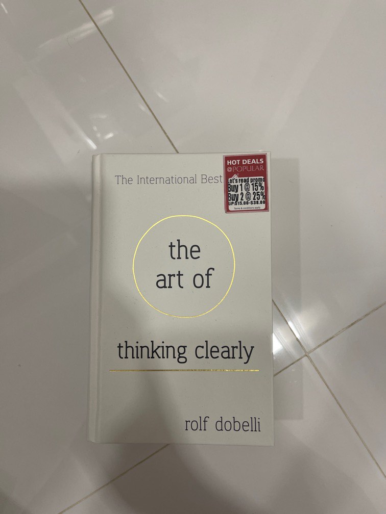 The art of thinking clearly, Hobbies & Toys, Books & Magazines, Fiction ...